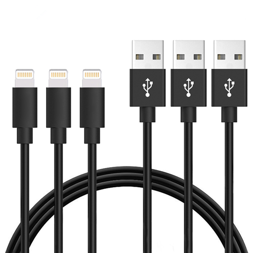 iphone nylon braided colorful aluminium alloy 2.4A fast charging ...